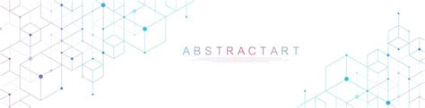 Premium Vector Modern Technology Vector Illustration With Square Grid Banner Template Cubes
