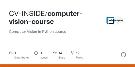 github cv inside computer vision course computer vision in python course