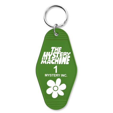 Mystery Machine Keychain Shady Front