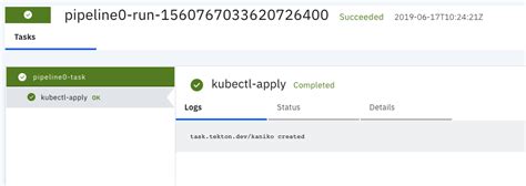 bug pipelineruns show running indefinitely · issue 257 · tektoncd