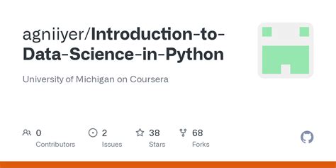 Github Agniiyerintroduction To Data Science In Python University Of Michigan On Coursera