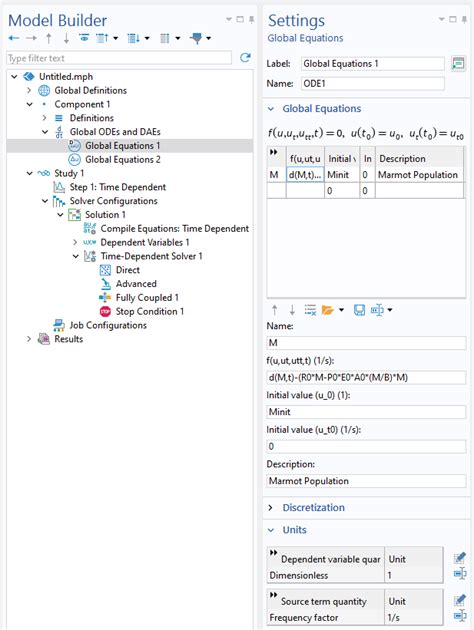 Solving Delay Differential Equations To Modelmarmots Comsol Blog