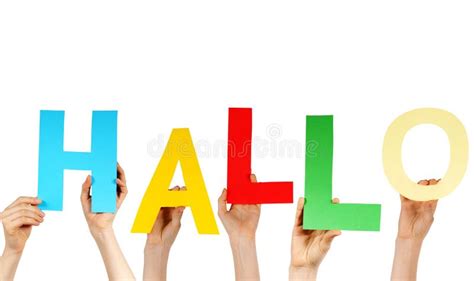 Hallo in letters stock photo. Image of hand, hellos, caucasian - 30694248