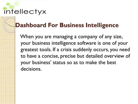 Ppt What Is The Importance Of Business Intelligence Dashboards Powerpoint Presentation Id