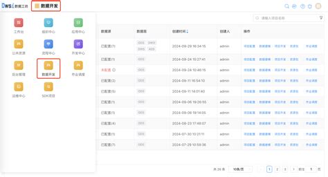 项目管理 普元数据开发平台