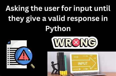 Python Asking The User For Input Until They Give A Valid Response Copyassignment