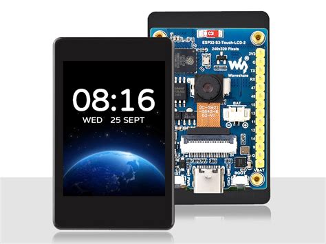 esp32 s3 sa 2 inča touch ekranom 240×320 ips 32 bit lx7 dual core