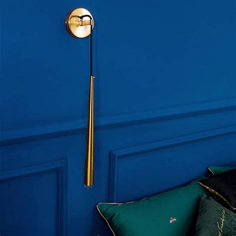 Скандинавский современный минималистичный медный креативный Хрустальный настенный светильник для