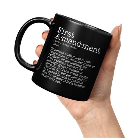 First Amendment Mug Fishbiscuitdesigns