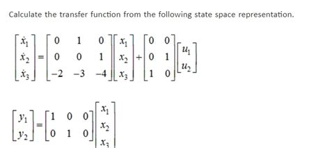 Calculate The Transfer Function From The StudyX
