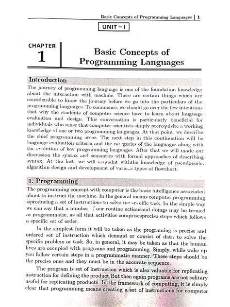 basic concepts of programming language pdf
