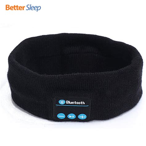 Better Sleep Soft Knitted Headband With Bluetooth Headphones Better Sleep Zone