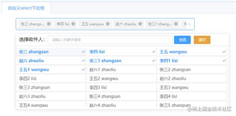 自定义el Select多选下拉框，添加搜索全选等功能，解决搜索无数据时搜索框消失问题el Select自定义下拉选择项 Csdn博客
