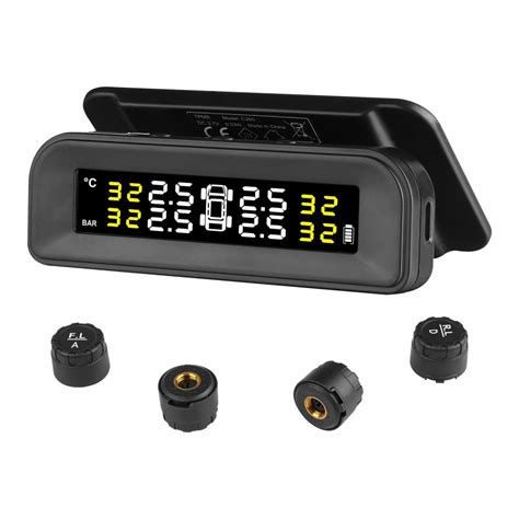 Vevor Rv Tire Pressure Monitoring System Real Time Solar Trailer Tpms 4