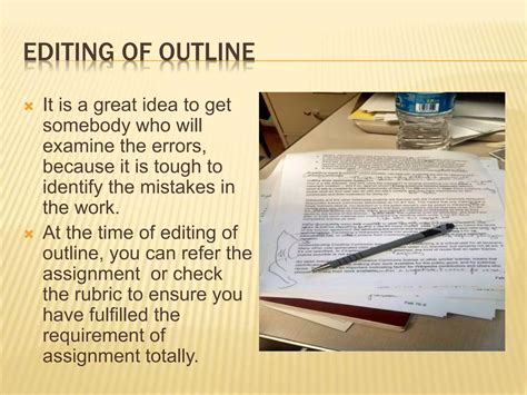 Method Of Dealing With Outline Assignment Ppt