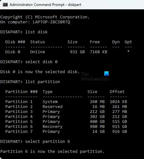 How To Delete Recovery Partition In Windows 1110