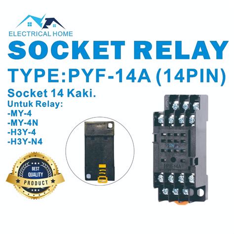 Jual Socket Relay My4 My4n H3y 4 Pyf14a 14pin Shopee Indonesia