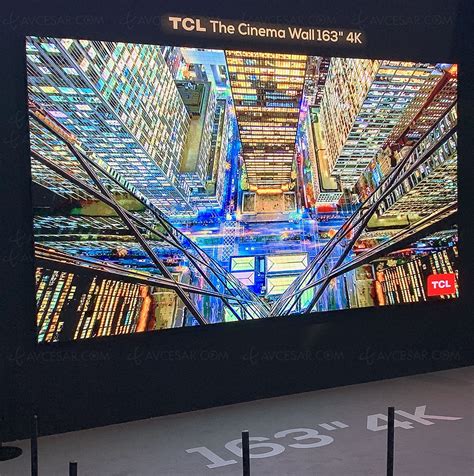 Ifa 23 Tcl The Cinema Wall Televisor Micro Led 163 414 Cm