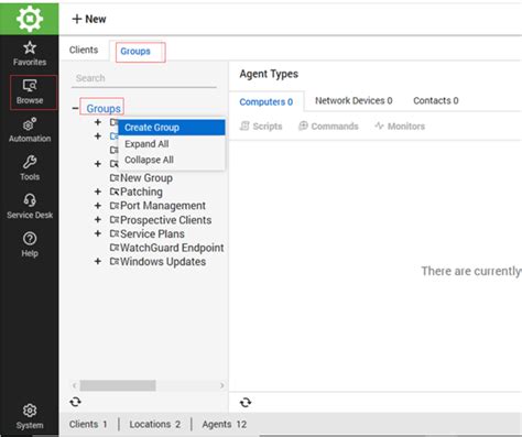 installation of endpoint security with connectwise search and group
