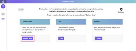 Connecting Your Templates With An Option Set Generating The Personalization Customily