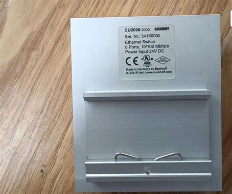 New Original Beckhoff Ethercat Ethernet Switch Cu1128 Cu2005 Cu2008