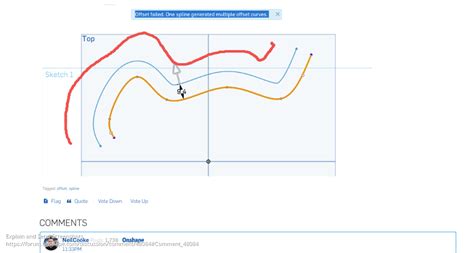 Offset Spline Distance — Onshape