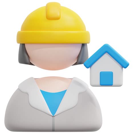 Architect 3d Render Icon Illustration 21617071 Png