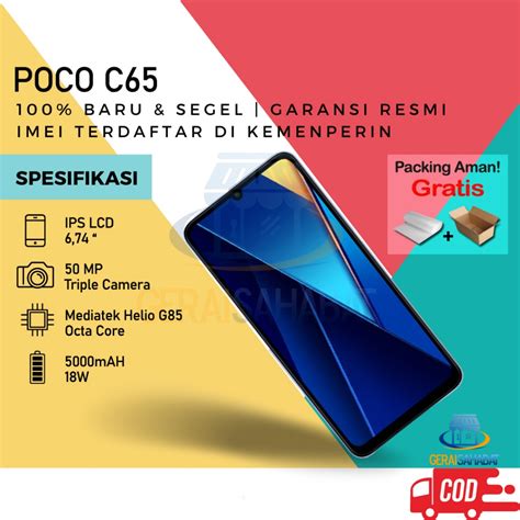 Jual Poco C Gb Garansi Resmi Xiaomi Indonesia Shopee Indonesia