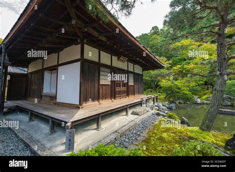 Exterior Of Togu Do Hall At Higashiyama Jisho Ji Buddhist Temple