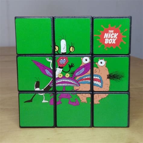 Nickelodeon Toys Aahh Real Monsters Puzzle Cube Rubix Cube From