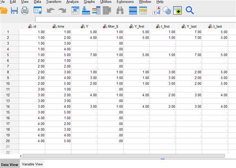 How Can I Retrieve The First And Last Non Missing Value Of A Variable
