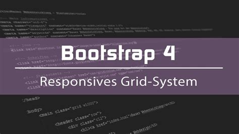 Bootstrap 4 Tutorial 4 Grid System Responsive Web Design Deutsch Youtube