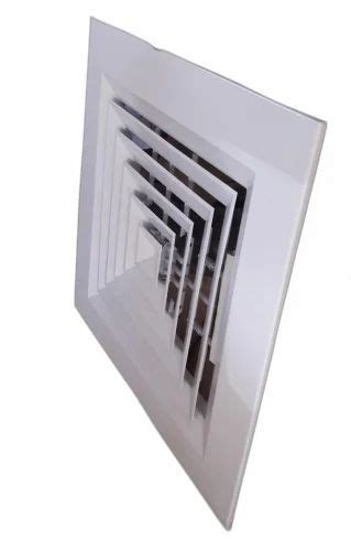 Aluminium Powder Coated Ceiling Air Diffuser For Industrial Shape