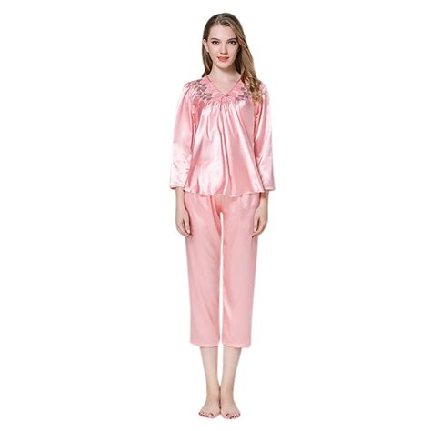 Plus Size L 2xl Pajamas Sets 2018 Women Homewear Sexy Underwear Pyjamas