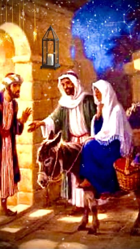 Jesús María Y José Peregrinos Mary Christmas Posada