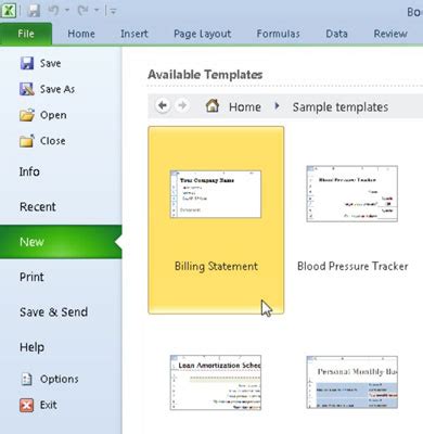 How To Use Templates In Excel Dummies