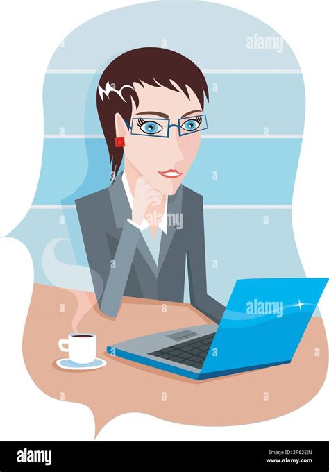Vector Illustration Of A Business Meeting Stock Vector Image And Art Alamy