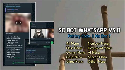 Sc Bot Wa Pairing Code Support Button Eliffa N Youtube