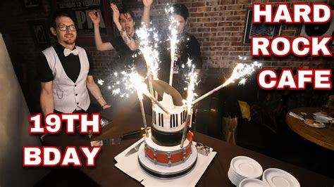 Торт на 19 день рождения Хард Рок Кафе Москва Youtube