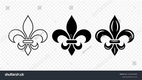 Heraldic Symbol Fleur De Lis Over 4746 Royalty Free Licensable Stock