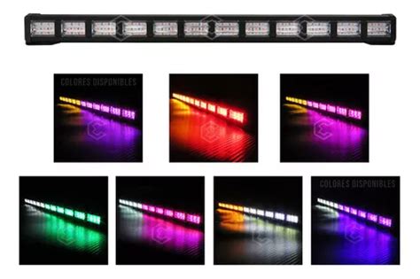 Barra 216 Led 19 Funciones 12 Módulos Bicolor Estrobo 12-24v | Envío gratis