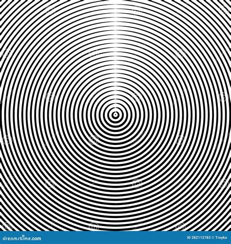 Concentric Radial Infographic Chart Design Template With Four