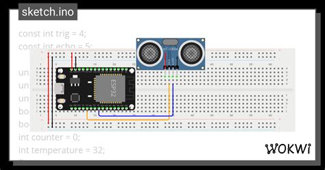Ultrasonicembed1 Copy Wokwi Esp32 Stm32 Arduino Simulator
