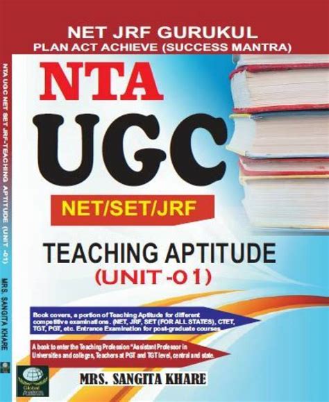 Nta Ugc Netsetjrf Teaching Aptitude Unit 01 Buy Nta Ugc Netsetjrf Teaching Aptitude