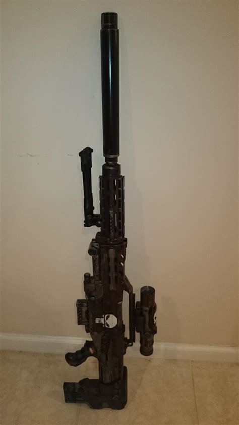 Punisher 50 Cal Nerf Mod By Althegeek On Deviantart