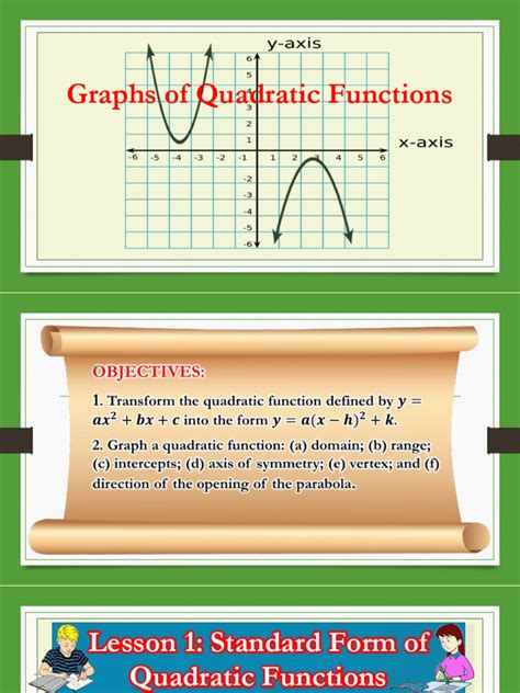 graphs of quadratic functions pdf