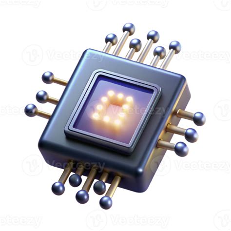Stunning Vintage A Single Microchip Emitting Binary Code As Beams Of Light Dark Background