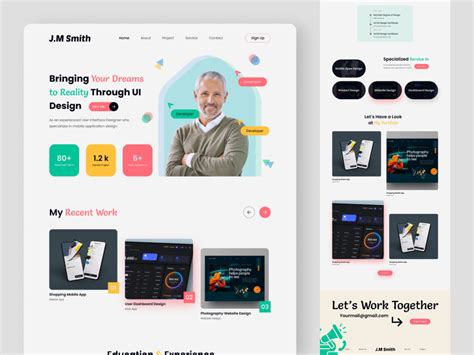 Modern Figma Website Design Website Ui Ux Landing Page Ui Figma