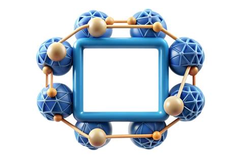 3d Ai Driven Neural Network Frame Concept Innovative Technology Design