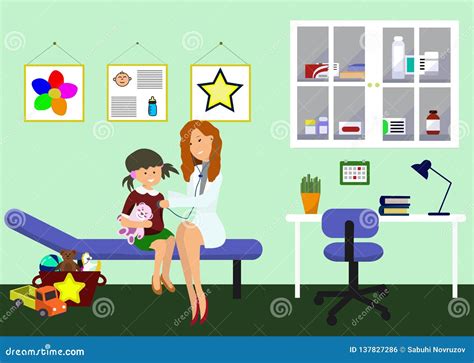 Female Pediatrician Clipart